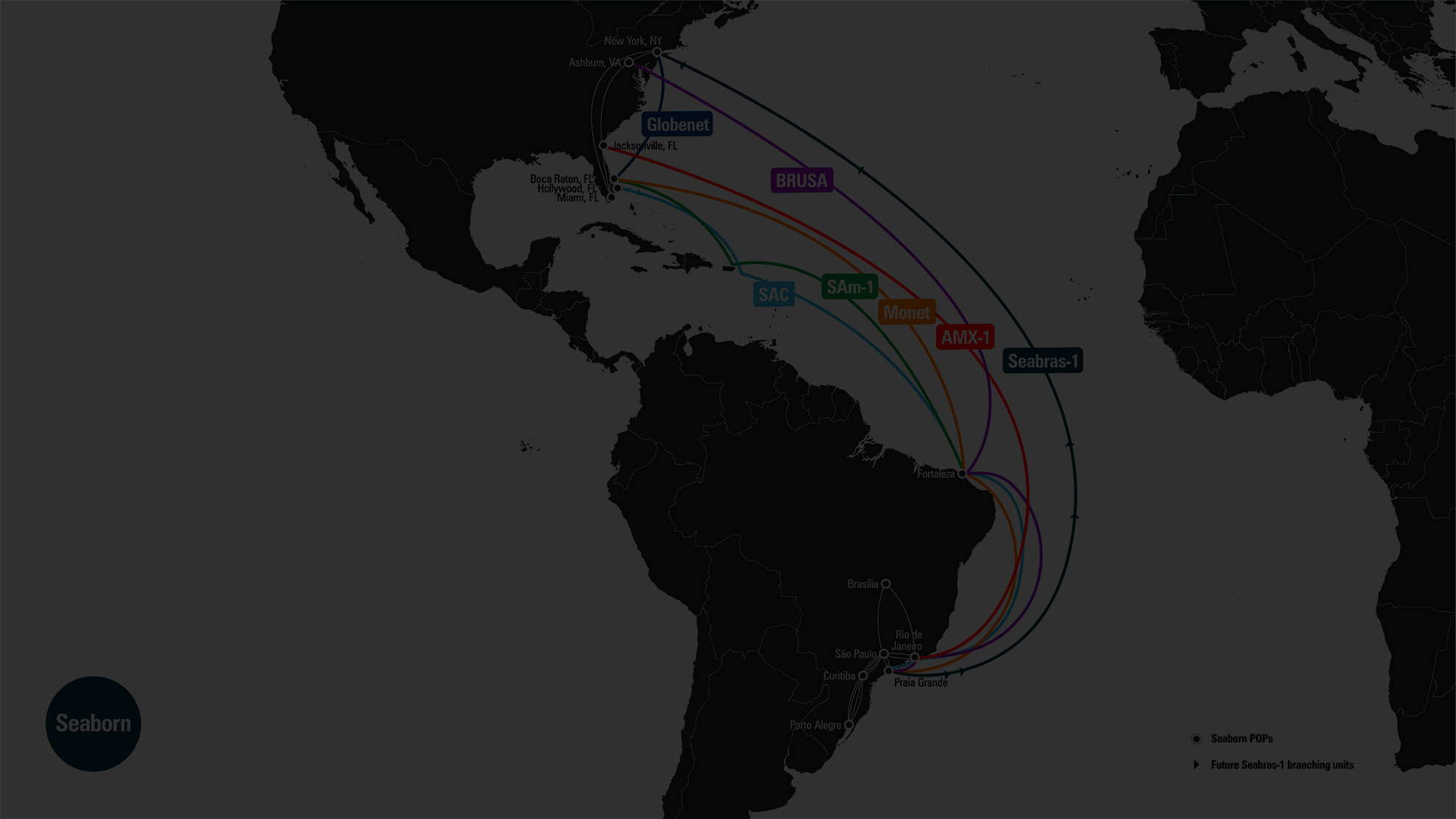 Seaborn NetworksSubsea Cable Services | US to Brazil Wholesale Carrier ...